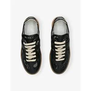 MAISON MARGIELA Replica Leather And Lace Low-top Sneakers
