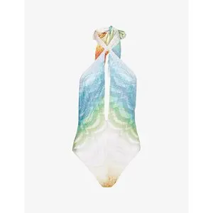 Missoni Halterneck Open-back Swimsuit - Multi
