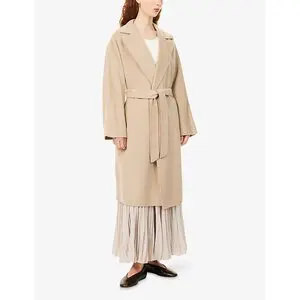 Max Mara Double-faced Wool Robe Coat