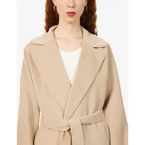 Max Mara Double-faced Wool Robe Coat