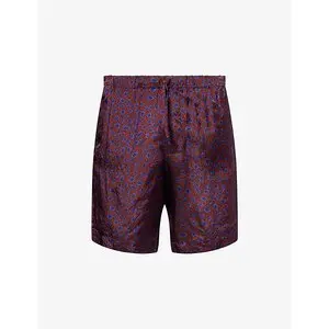 Dries Van Noten Floral-print Woven Shorts