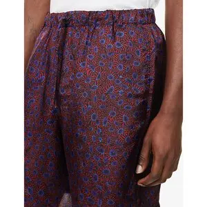 Dries Van Noten Floral-print Woven Shorts