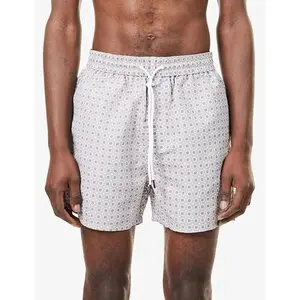 ARNE Mosaic Print Swim Shorts