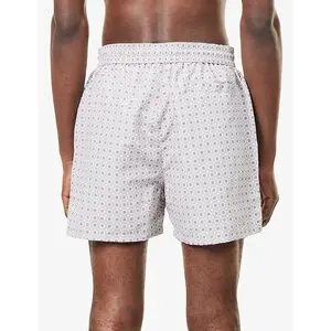 ARNE Mosaic Print Swim Shorts