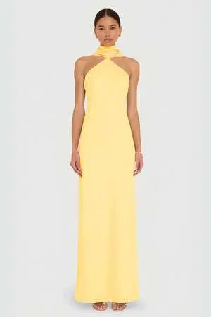 Amanda Uprichard Ashton Maxi Dress - Daffodil