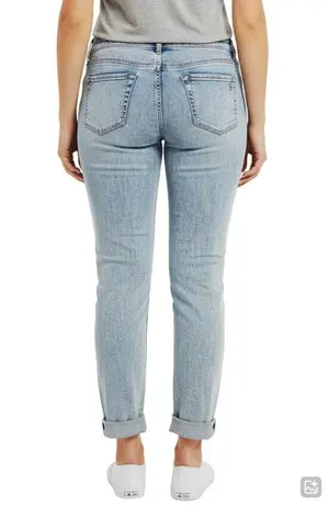 SLINK JEANS Straight Leg Boyfriend Jeans