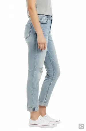 SLINK JEANS Straight Leg Boyfriend Jeans