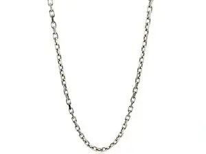 ANCONA JEWELRY Sterling Cable Chain Necklace, -inch