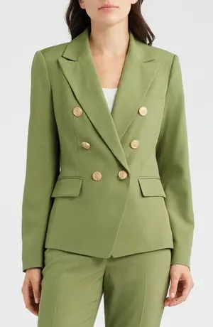 TAHARI ASL Double Breasted Blazer