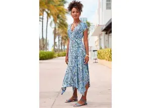 LASCANA Handkerchief Hem Dress