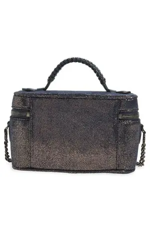 Stella McCartney Falabella Shine Crossbody Vanity Case - Dark Navy
