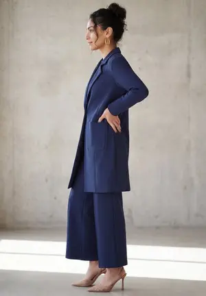 JESSICA LONDON Perfect Ease Knit Duster Jacket