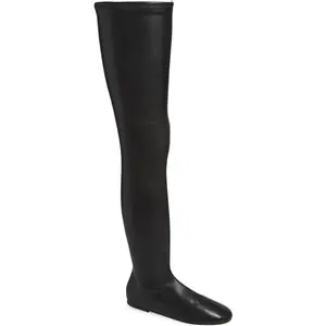 Proenza Schouler Flat Stretch Over The Knee Boot - Black