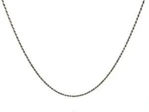 ANCONA JEWELRY Sterling Rope Chain Necklace, -inch - Silver