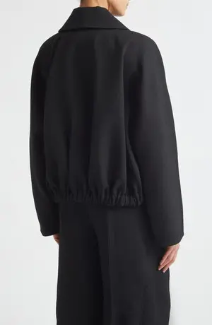Victoria Beckham Arden Virgin Wool Bomber Jacket