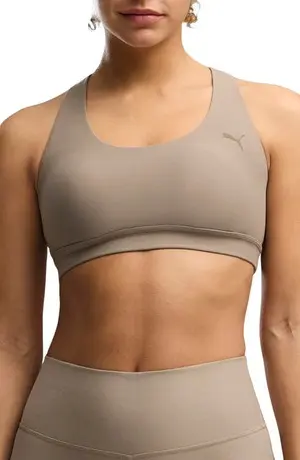 PUMA Cloudspun Impact Sports Bra - Mouse Gray