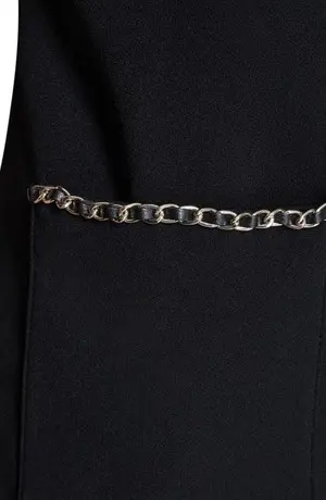 Karl Lagerfeld Paris Chain Embellished Sheath Dress