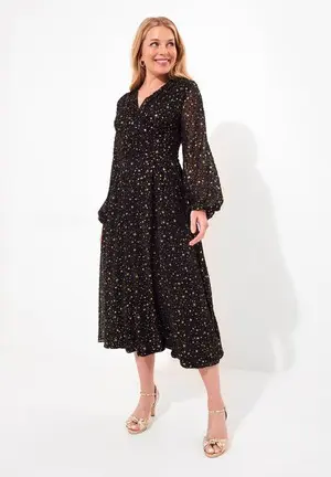 JOE BROWNS Starry Georgette Midi Dress