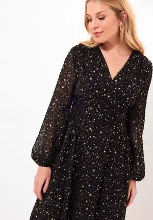 JOE BROWNS Starry Georgette Midi Dress