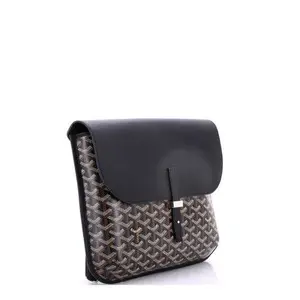 Goyard Coursier Messenger Bag Coated Canvas And Leather