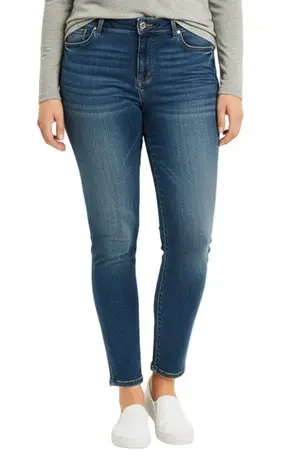 SLINK JEANS High Waist Ankle Skinny Jeans - Marisole