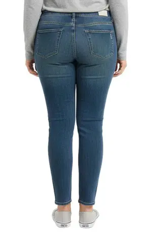 SLINK JEANS High Waist Ankle Skinny Jeans
