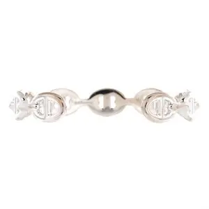 Hermès Chaine D'ancre Enchainee Cuff Bracelet Sterling Medium