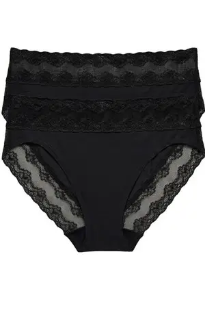 Natori Bliss Perfection French Cut 2-pack - Black