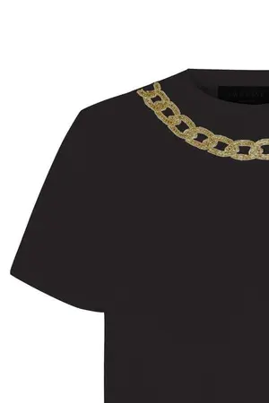 EXQUISE Harmony Jersey Tshirt - Black
