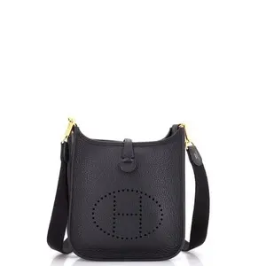 Hermès Evelyne Bag Gen Iii Clemence Tpm - Noir