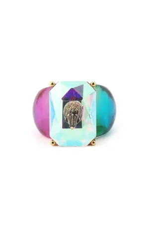 Kurt Geiger Resin Ombre Stone Cocktail Ring