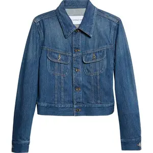 Givenchy Regular Fit Cotton Denim Jacket - Medium Blue
