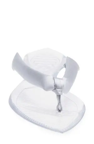 Alaïa Padded Thong Sandals - Argent