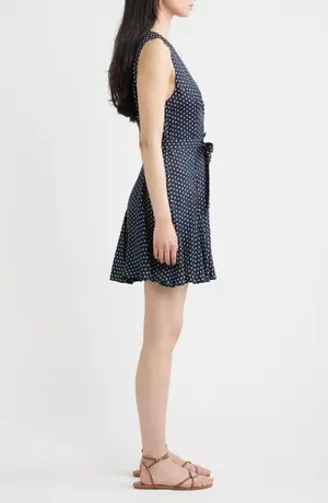 DÔEN Aubrey Silk Blend Minidress