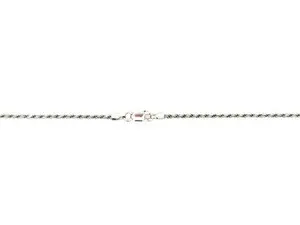 ANCONA JEWELRY Sterling Rope Chain Necklace, -inch