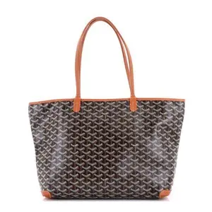 Goyard Artois Tote Coated Canvas Mm - Brown