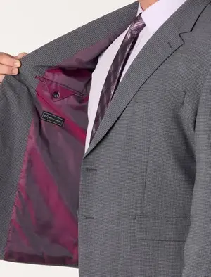 JV REFLEX Big & Tall Tonal Suit Jacket