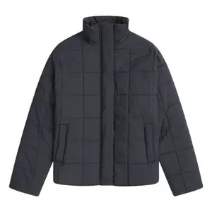 ANIMAL Nina Grid Quilted Padded Jacket - Black