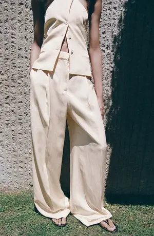 Mango Mariana Wide Leg Pants