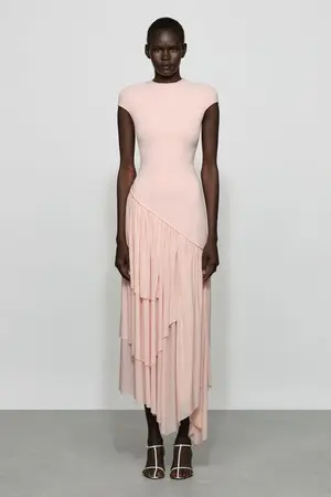 ET OCHS Elowen Knit Combo Dress - Blush