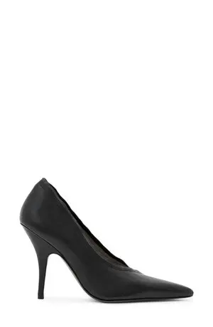 ALLSAINTS Vera Leather Stiletto Pumps - Black