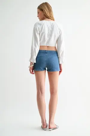 JEMINA DENIM The Sunday Patch Pocket Short