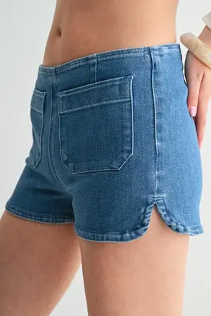 JEMINA DENIM The Sunday Patch Pocket Short