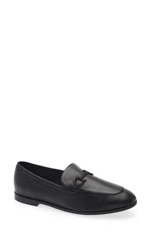 FERRAGAMO Soldy Gancio Loafer - Nero