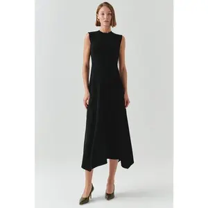 EXQUISE Hadlee Midi Dress - Black