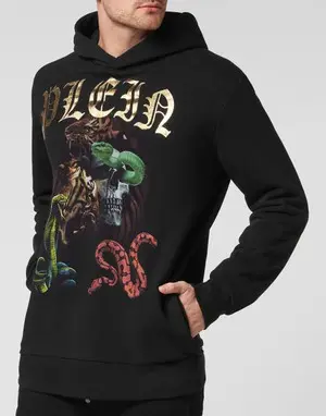 Philipp Plein Hoodie Sweatshirt Relaxed Luxe - Black