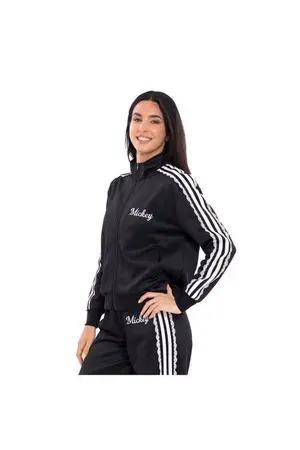 Disney Disney Mickey Mouse "True Original" Athletic Track Jacket Black Mickey Mouse