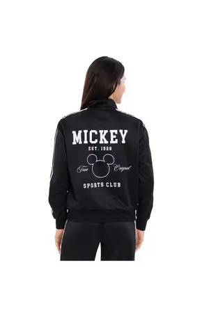 Disney Mickey Mouse "true Original" Athletic Track Jacket - Black Mickey Mouse