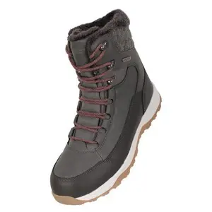 Mountain Warehouse Tundra Leather Snow Boots - Khaki