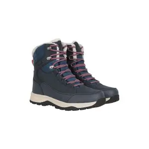 Mountain Warehouse Tundra Leather Snow Boots - Navy